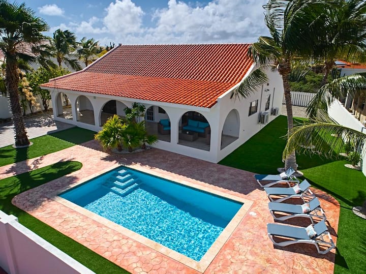 Renovated 3br Home |Private Pool|close 2 Beach|bbq - Aruba