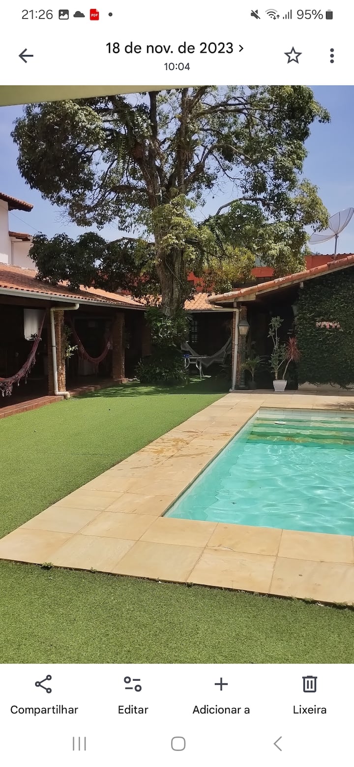 Casa Em Nogueira, Na Serra Com Piscina E Lareira. - Petrópolis