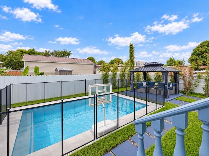 Flamingo | 10ppl | Mia Airport | Pool | Games|pets - Miami, FL