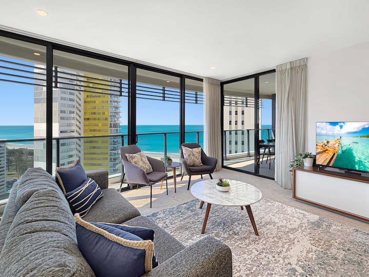Luxe Oracle Tower 1 Ocean View Pool Lvl 19 Parking - Gold Coast