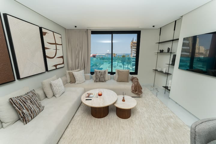 ÉLégant Appartement 1 Ch.  Vue Mer - طنجة