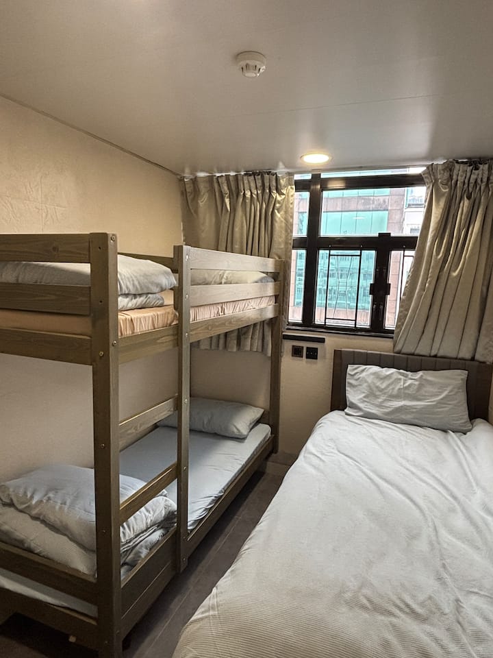 Joran Mtr 1 Min 3-4 Persons Room W/ Private Br - Tsim Sha Tsui
