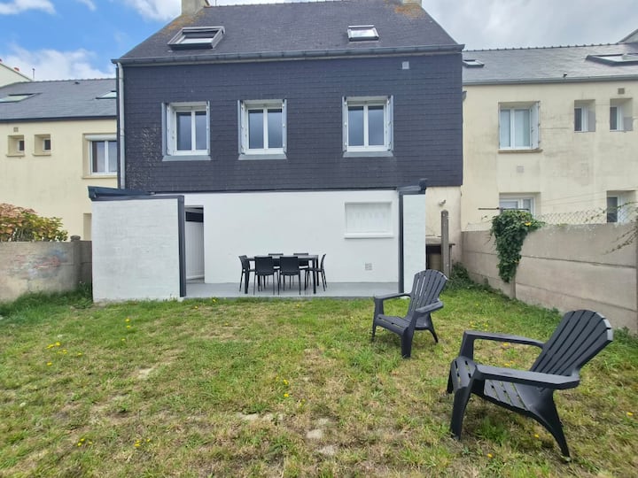 Maison Familiale, Vue îLe De Batz & Plage à Pied - Roscoff
