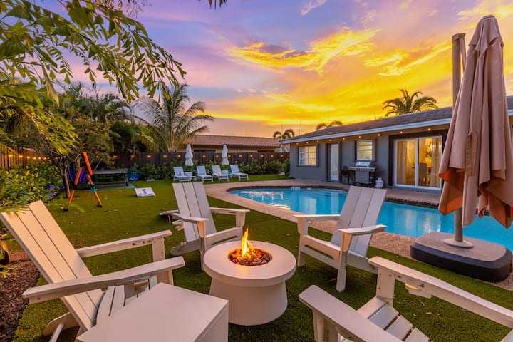 Coral Key Paradise | Heated Pool | 10 Min To Beach - Fort Lauderdale