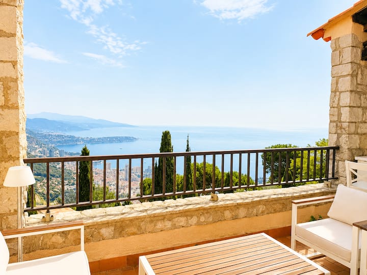 Sublime Villa Vue Monaco & Mer  Terrasses - Plage de Monaco (Larvotto)