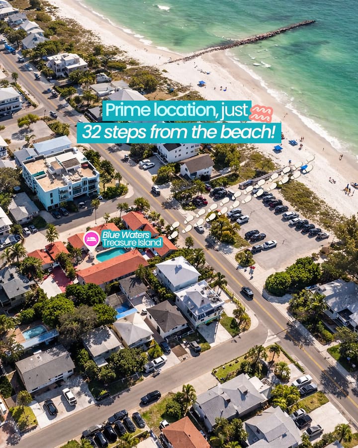 Family Beach Retreat | Sleeps Up To 12 - St. Pete Beach, FL