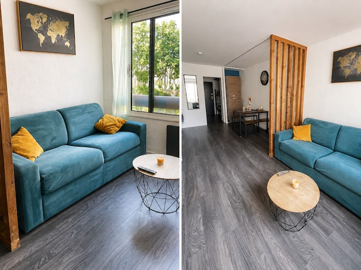 Studio Cosy Avec Piscine & Parking  Cœur Fréjus - Saint-Aygulf