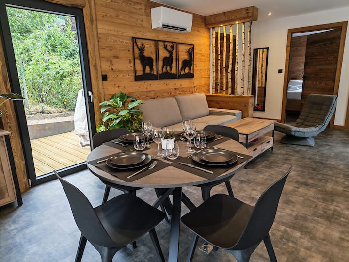 Le Cerf, Gîte Cosy Avec Spa Privé, Cadre Nature - Munster