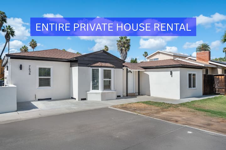 Ranch-style, Gated Yard,4parking, Kingbed 4br/3bth - El Cajon, CA