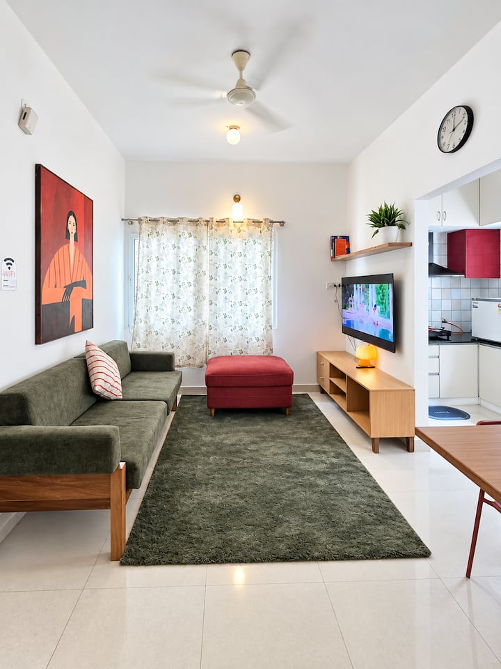 Cosy 2bhk In Rt Nagar | Wi-fi & Kitchen-101 - Karnataka