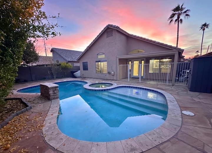 Pool Jacuzzi 85 Sony 4k Tv Bose Sound 3 Br/2 Bath - Tempe, AZ