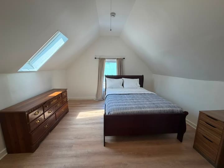 Spacious Room Featuring Desk Setup & Extra Space. - Westbrook, ME