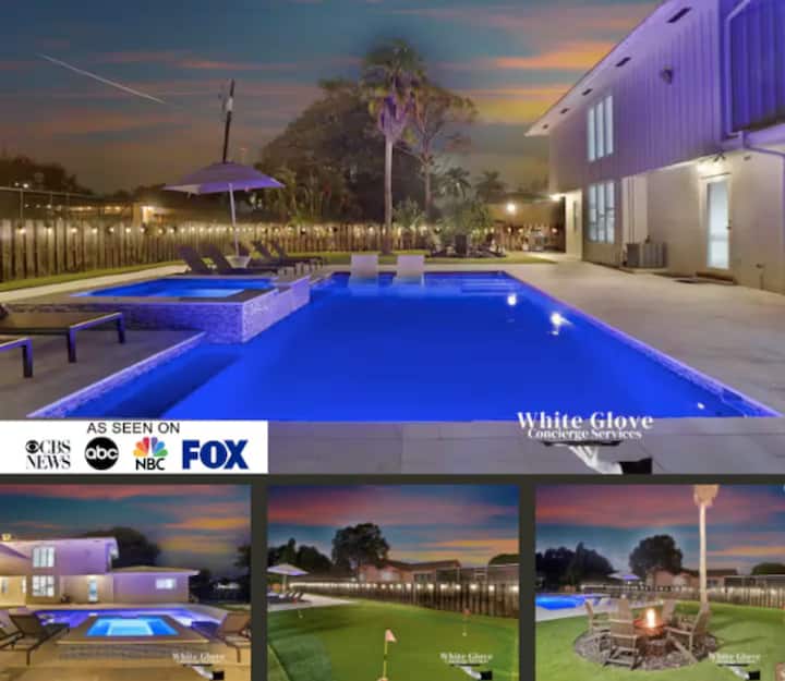 Lux 6br | Heated Pool, Spa, Mini Golf & Games - Boca Raton, FL