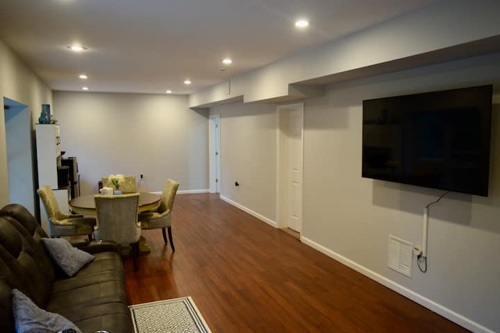 Private Guest Suite | Bedroom, Bath & Living Room - Caledon State Park, King George