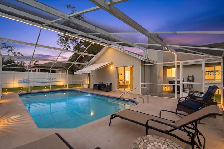 Palm Coast Getaway - Pool, Grill, 3br - Palm Coast, FL