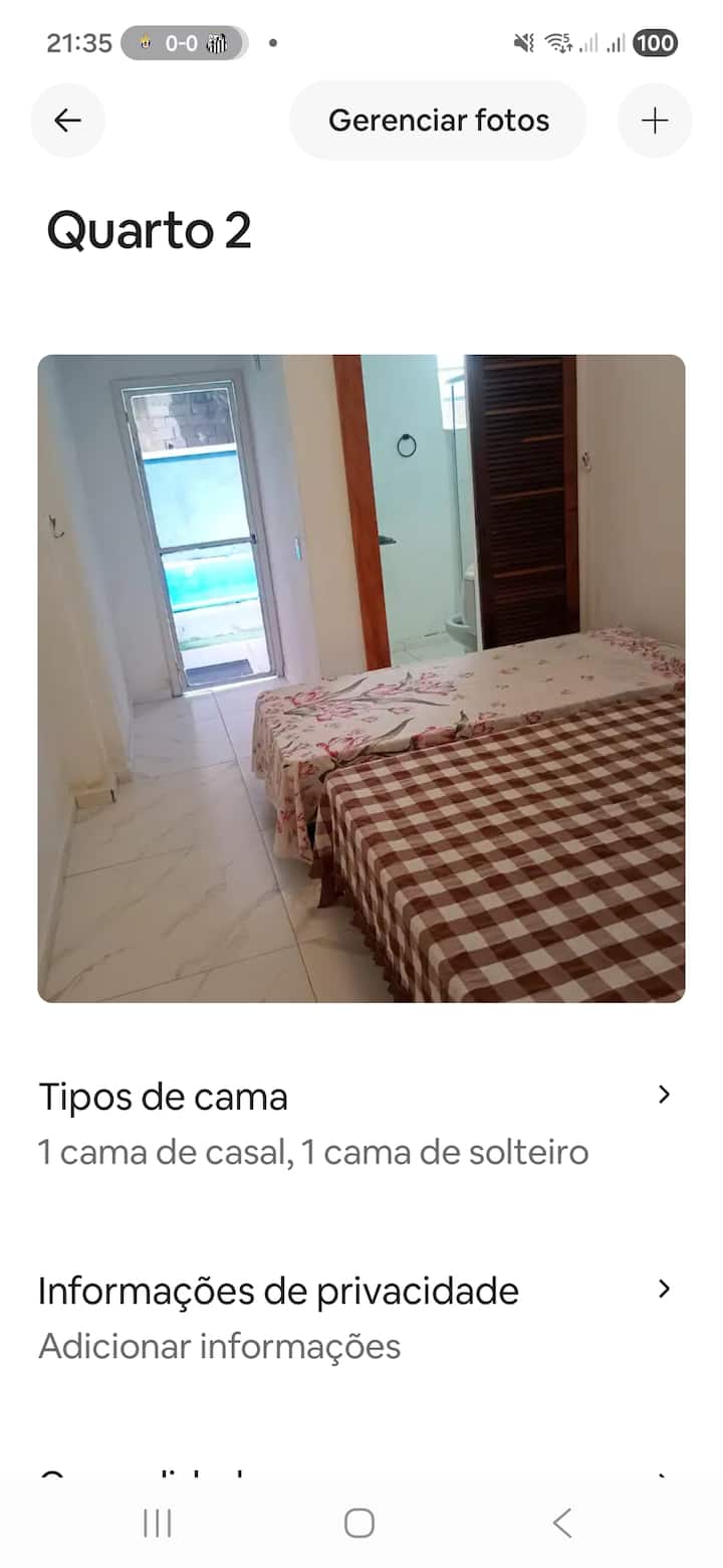 Hospede Casa Piscina Sossego - Guarujá