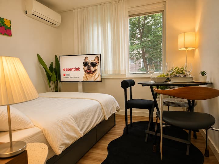 Lake Rest
기흥호수공원 옆 2br | 민속촌·에버랜드·무료주차 - 구갈동