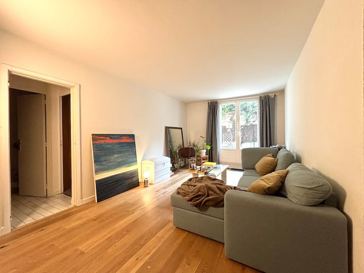 T2 Cosy + Jardin, Métro Et Tram à 15 Min - Porte de Vanves