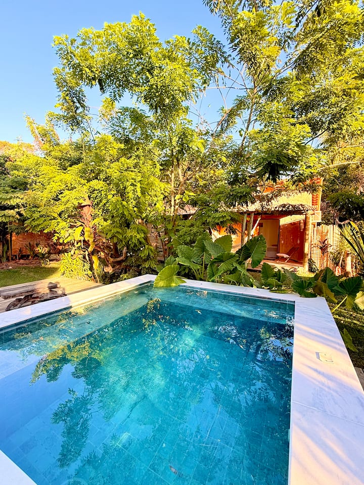 Bungalow Avc Jardin, Lit Queen, Clim & Spa. Centre - Trancoso