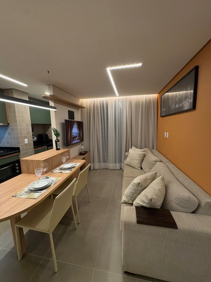 Apartamento Novíssimo E Completo No B.jardim C/ Ar - Santo André