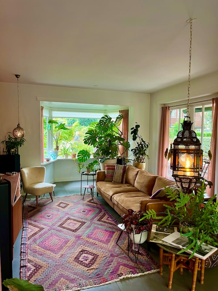 Volledig Huis Met Ruime Tuin Vlakbij Bos & Station - ヒルフェルスム