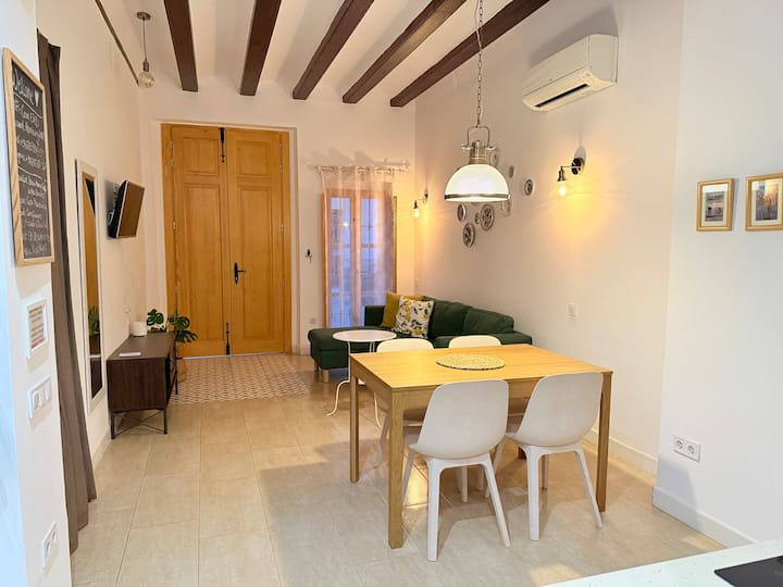 Unic Apt - 5 Min To Beach - Terrace - Ac - Valencia