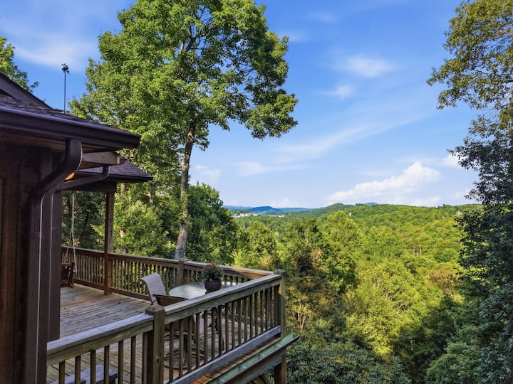 Secluded Boone Cabin-view/hot Tub/near Asu - Boone, NC