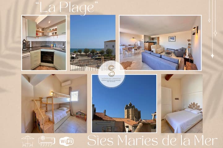 *La Plage* Saintes Maries - Clim & Terrasse - Saintes-Maries-de-la-Mer