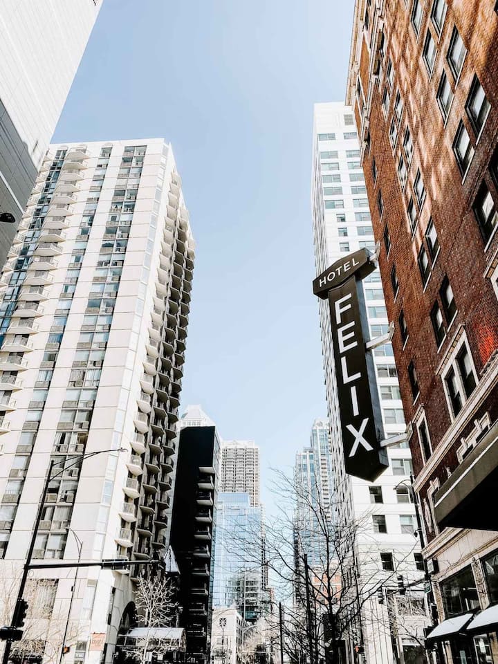 Near Millennium Park + Lobby Bar & Fitness Center - Chicago