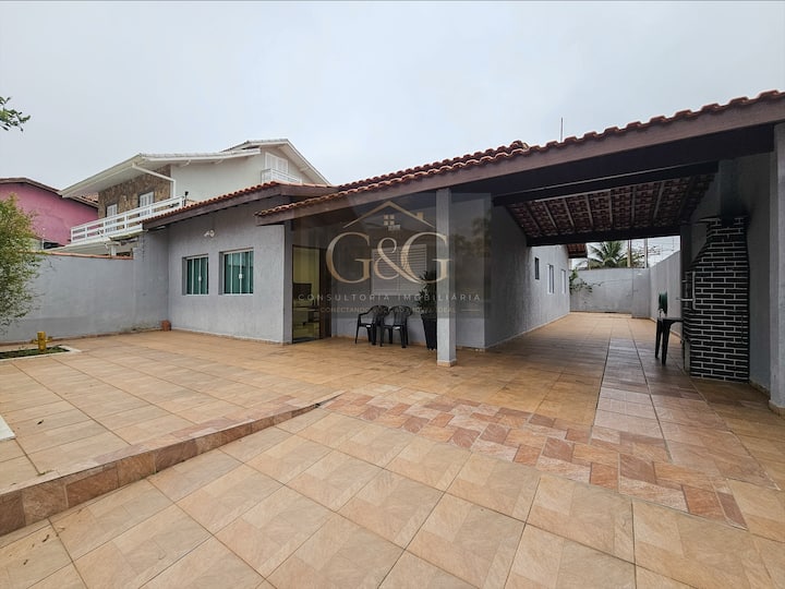 Casa A 100m Da Praia Do Portão Vê O Mar - Peruíbe