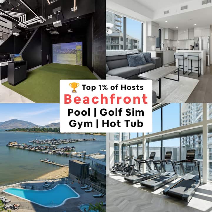 Beachfront Living | 2br | Pool & Fitness Centre - Kelowna