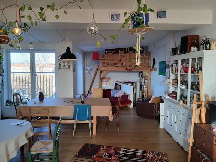 Grand Appartement Sous Les Toits De Neukölln - Berlin