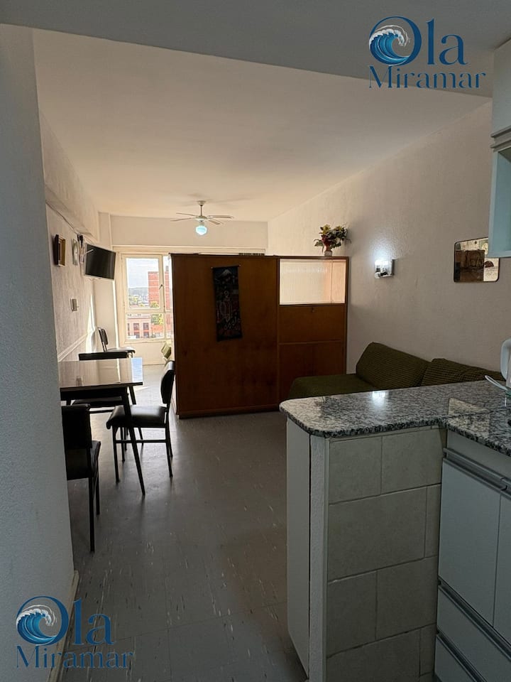 Departamento Con Vista Al Mar, Todo Equipado - Miramar
