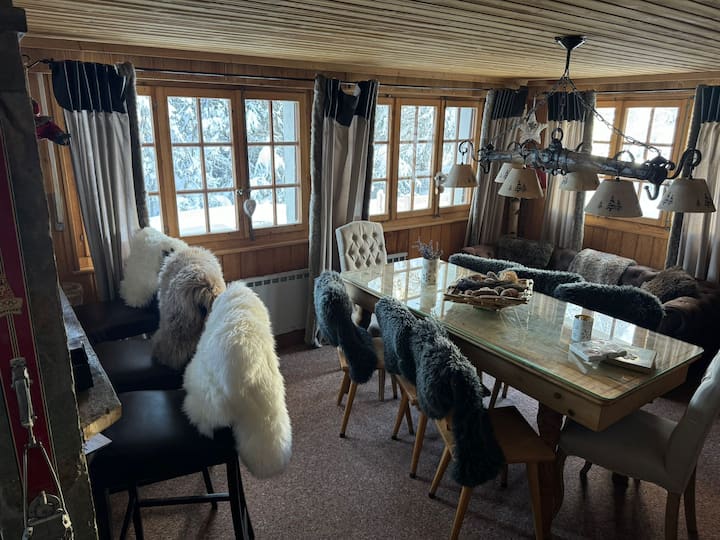 Beau Chalet Très Chaleureux ,Sauna ,Jacuzzi, - Crans-Montana