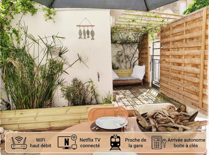 T2 Bohème - Terrasse Et Centre-ville - Narbonne