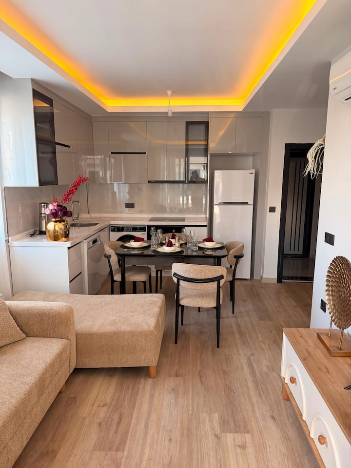 Alanya Okurcalarda 126 M Havuzlu 1+1 Daire - Okurcalar