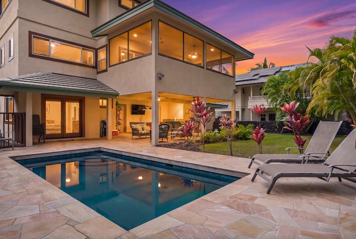 Gated Villa | Walk To Beach | Pool Pickleball - Kailua-Kona, HI
