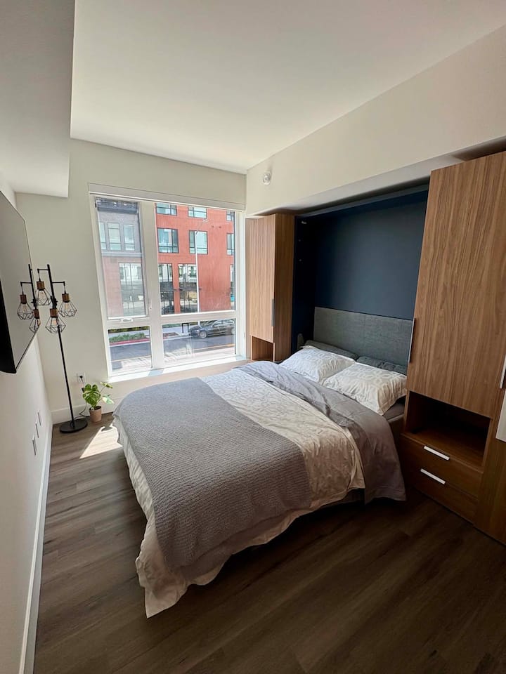 Stylish New Studio | 5-min Walk To Levis Stadium - 聖荷西