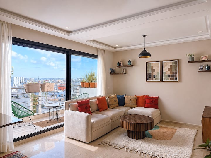 Gauthier Nest | Top-floor Luxury Apartment - Casablanca