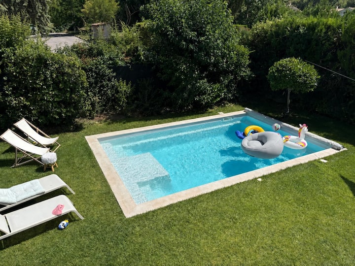 Maison Familiale Design Avec Piscine Chauffée - Bouc-Bel-Air