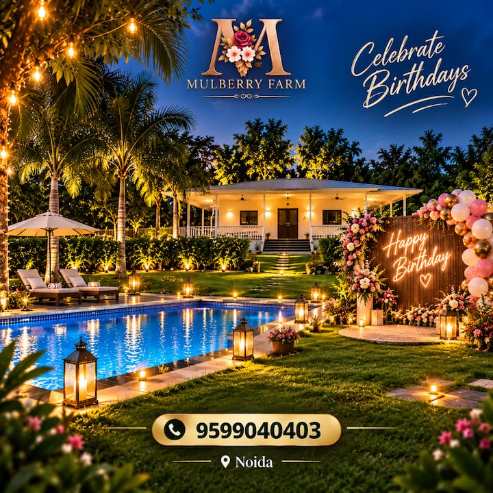 Mulberry Farm Noida- Equipped With Jbl Party Box - Faridabad