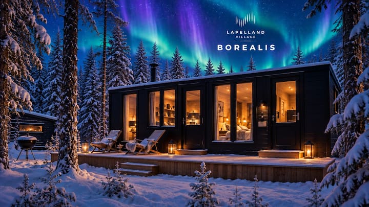 Borealis Village Xl Mökki 6 | Sauna | Wifi | Ylläs - Muonio
