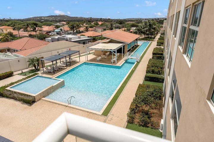 Al318 -Resort Pool+beach Tennis Court- 2br+ Condo - Aruba