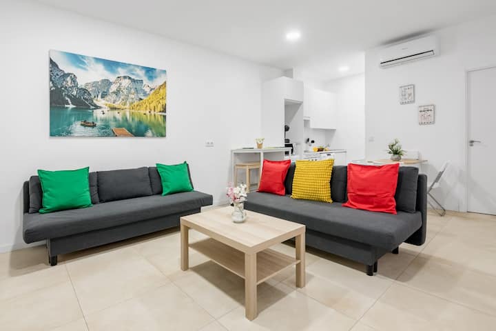 Apartamento | Nuevo | Metro | Supermarket | 6pax - Parla