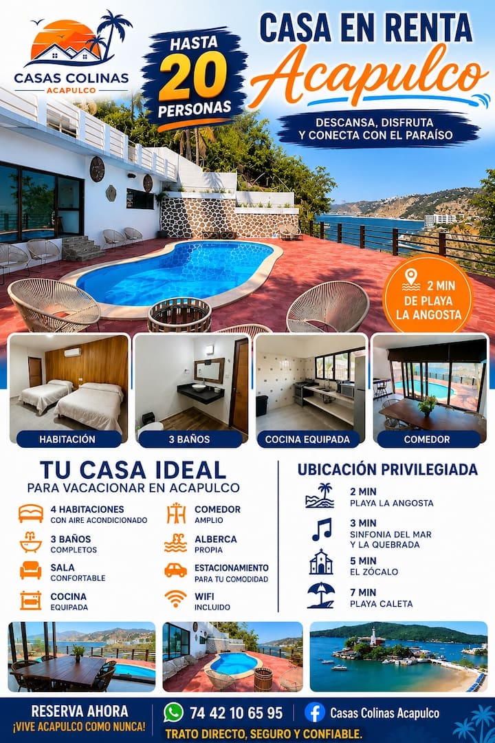 Excelente Casa Privada Con Bonita Vista. - アカプルコ