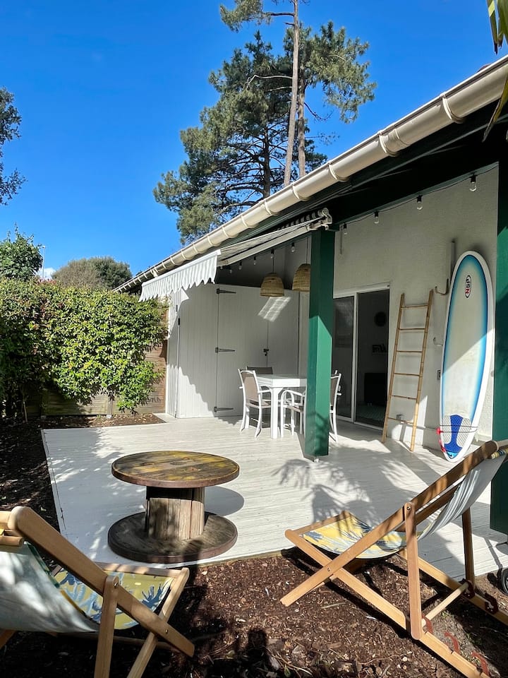 Maison De Charme Dans Résidence Avec Piscine - Hossegor