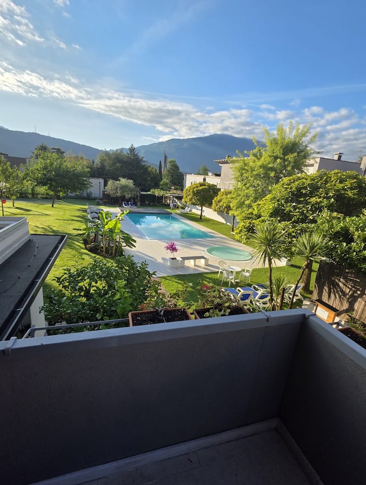 Appartamento In Villa Con Piscina - Villa Dina - Riva del Garda