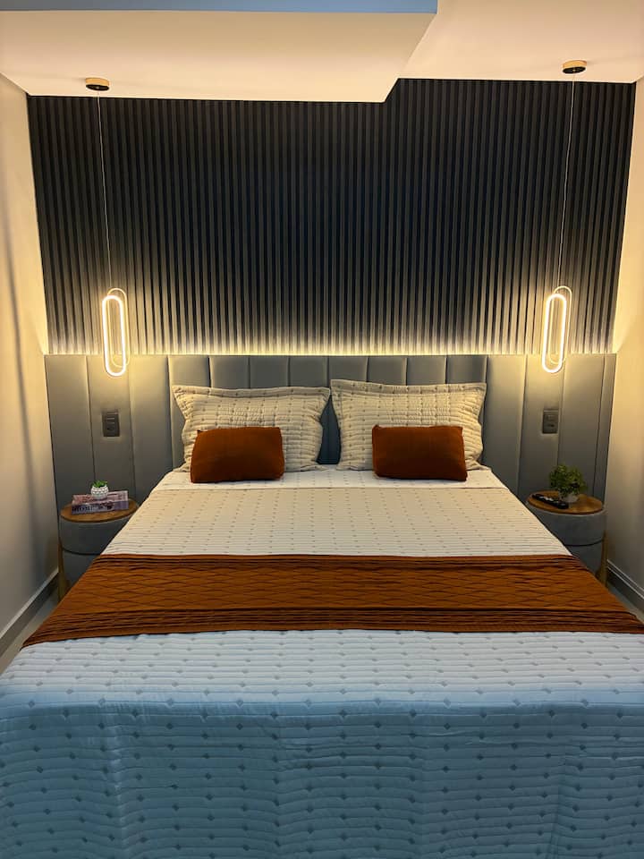Apto Lindo, Moderno E Aconchegante Com Cama Queen - Brasil