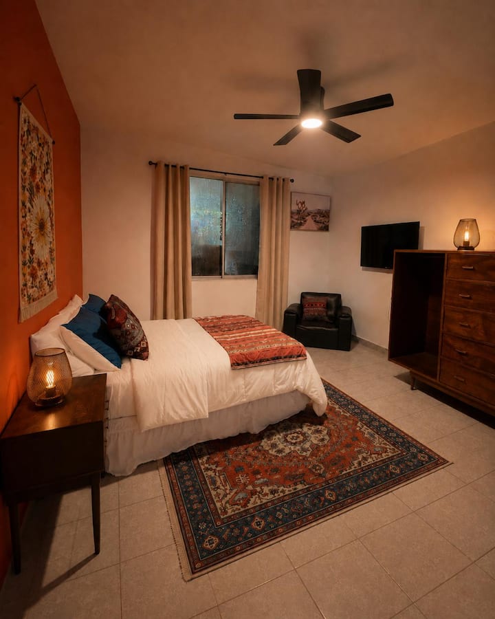 Private Boho Apartment Near Fundidora & Arena Mty - Mexico