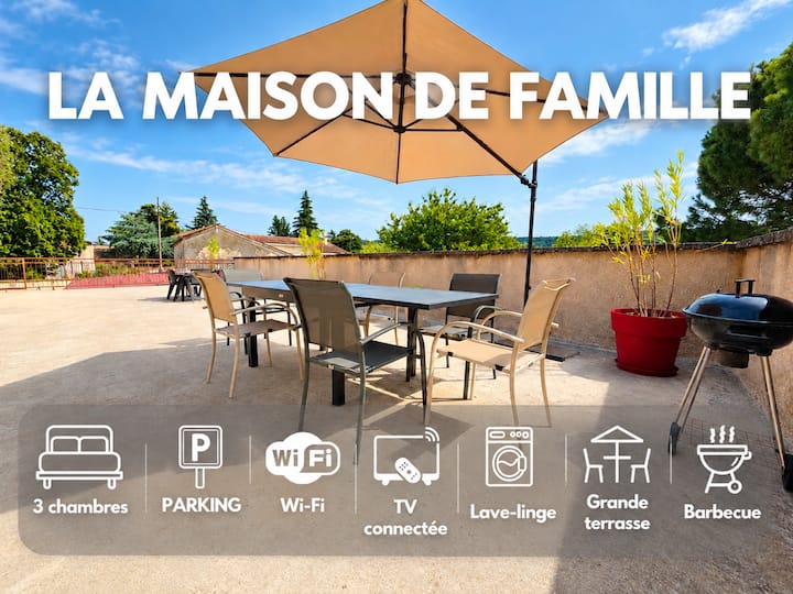 "La Maison De Famille" Lave-linge Parking - Beaurepaire
